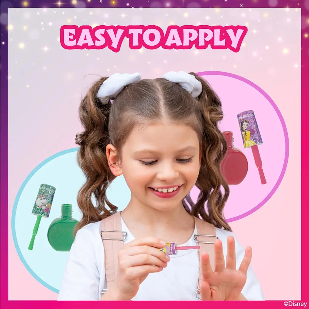 Townley Girl : Disney Princess Non-Toxic, Water-Based, Peel-Off Nail P ...