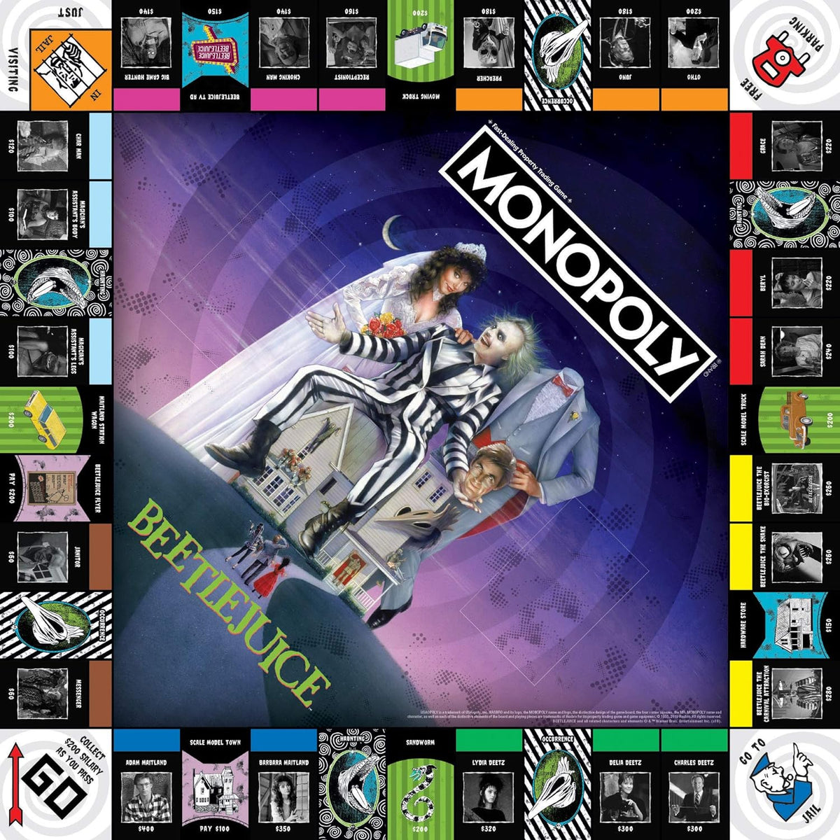 Monopoly : Beetlejuice Board game – Colossal Toys Inc.