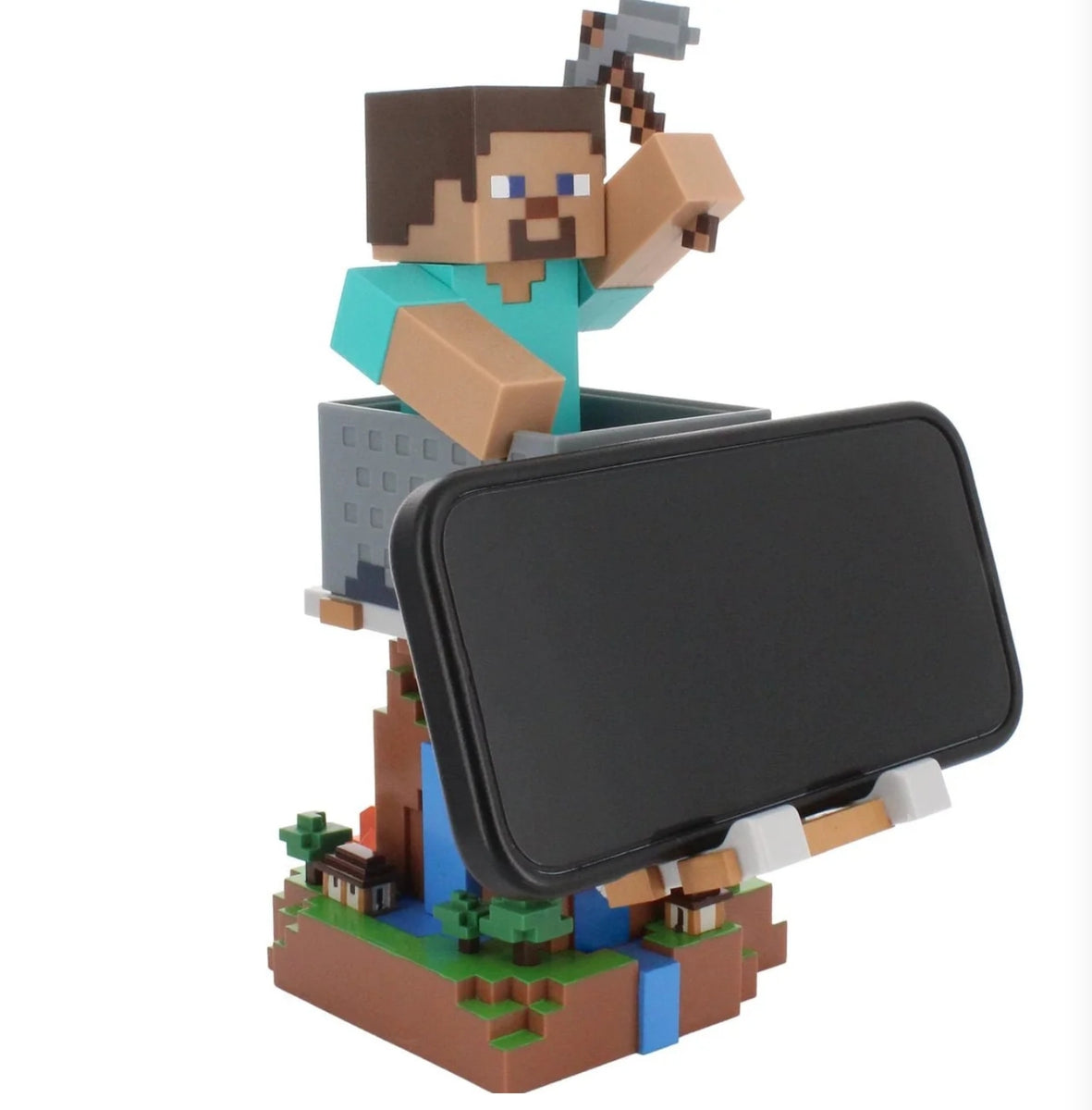 Cable Guys : Minecraft Steve Controller & Phone Holder – Colossal Toys Inc.
