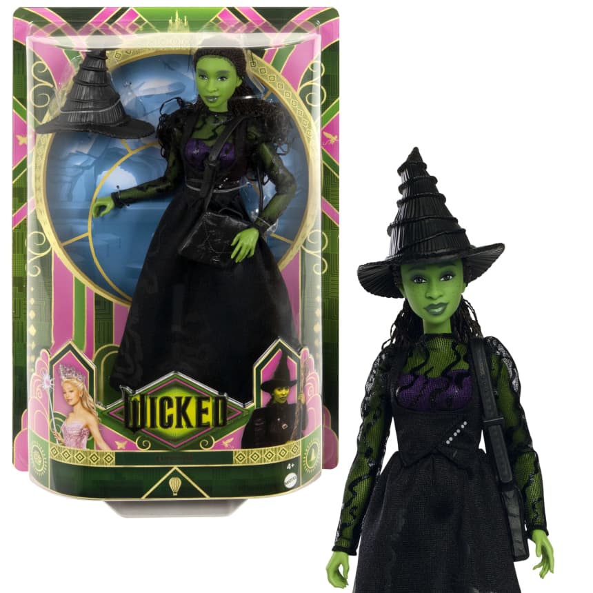 Mattel : Universal Pictures’ Wicked Elphaba Fashion Doll With Removabl ...