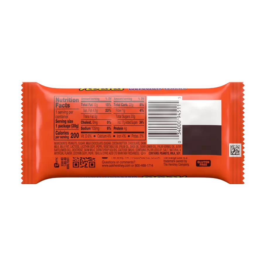 Reese's : Halloween Werewolf Tracks Milk Chocolate Peanut Butter Cups ...