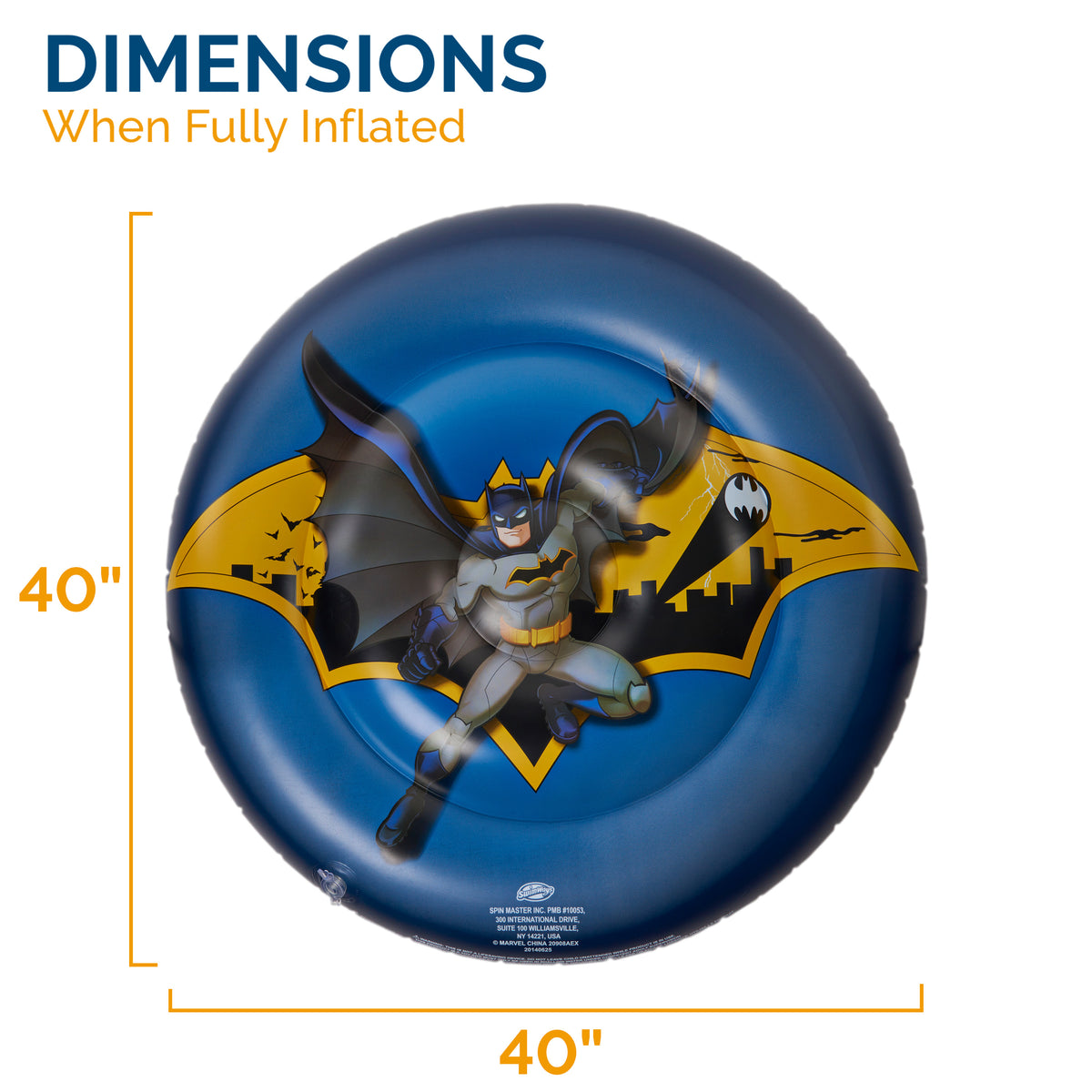 Swimways DC Batman Reversible Inflatable Pool Float – Colossal Toys Inc.